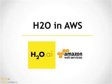 Intro To Machine Learning With H2o And Aws Pdf