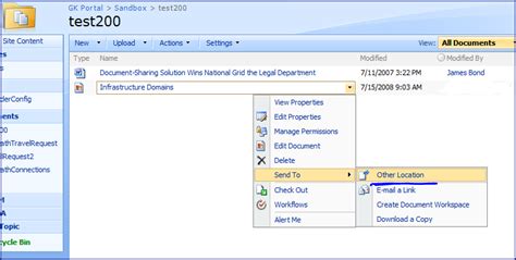 sharepoint send to could not find the destination item or folder on this server marcoscheel