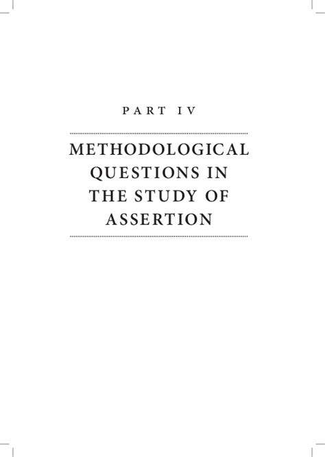 Pdf Assertion And Convention