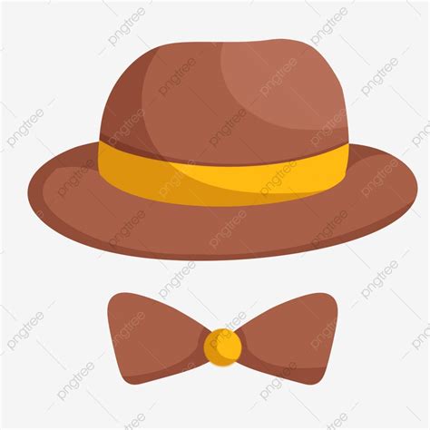 Brown Hat Cartoon Illustration