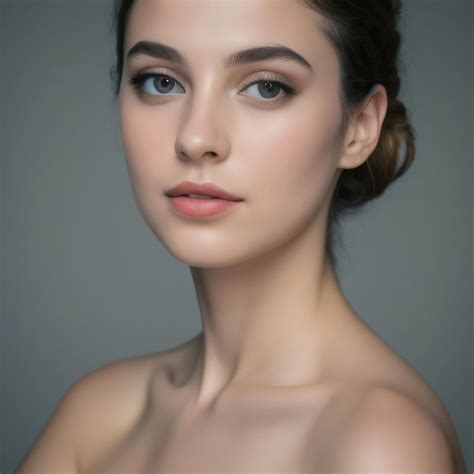 Premium Photo A Woman With A Pale Skin And A Pale Skin