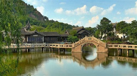 灵岩山 灵岩大学城 苏州天平山 大山谷图库