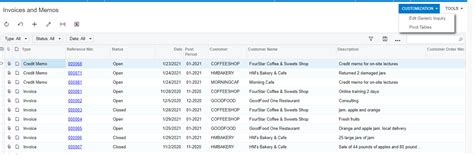 missing insert new record plus sign on the accounts receivable gi