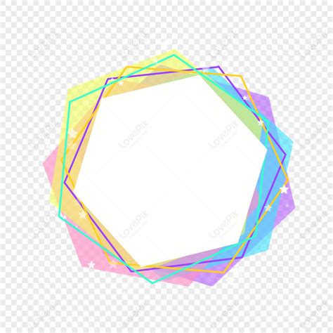 Abstract Geometric Overlay Colorful Text Boxnetworkcover Png Image