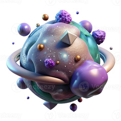 Dramatic Creative Planetary Nebula Isolated With Gaseous Shell Original