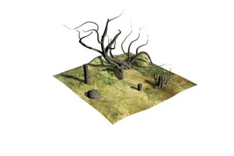 Desert Part Terrain Landscape Free 3d Model Bryce Open3dModel