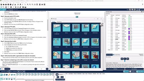 Ccna1 Itnv7 14 8 1 Packet Tracer Tcp And Udp Communications Youtube