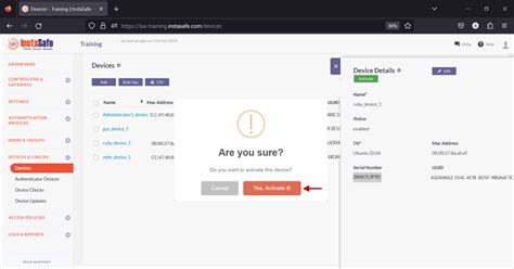 Configuring Device Binding On The Isa Web Console Using Automatic Device Registration Details
