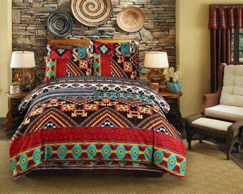 Noble Bohemian Geometric Pattern Duvet Cover Set Bedding Etsy Duvet