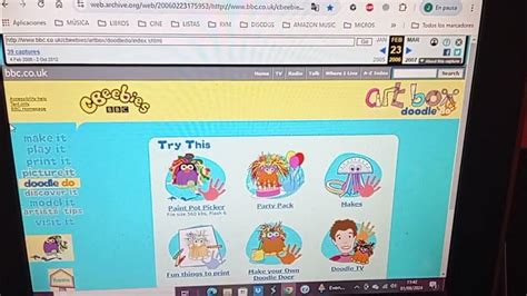 Cbeebies Doodle Do Website 2006 Youtube