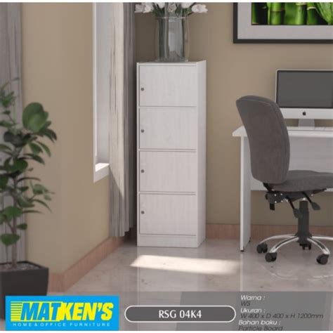 Jual Rak Serbaguna Putih Rak 4 Susun Rsg Matken Pintu Rak Putih