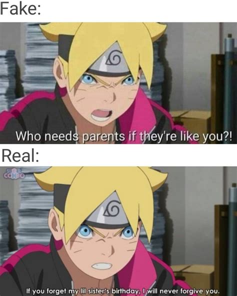 Imagine Faking A Scene To Make Boruto Look Bad R Boruto