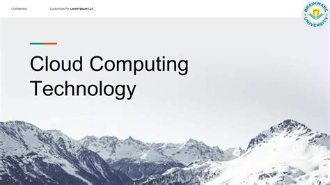 Cloud Computing Technology Pptx Cloud Computing Internet