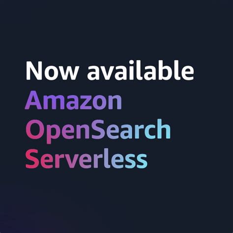 Aws Databases And Analytics On Linkedin Amazon Opensearch Serverless