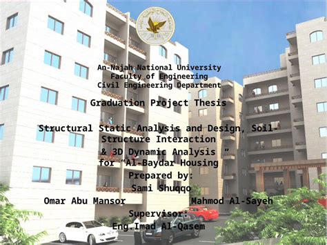 Pptx Graduation Project Thesis Structural Static Analysis And Design