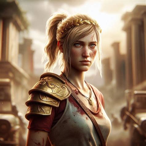 Blonde Ellie The Greek Warrior By Solejob On Deviantart