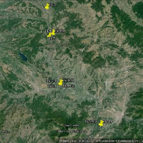 The Study Area And Sampling Points Download Scientific Diagram