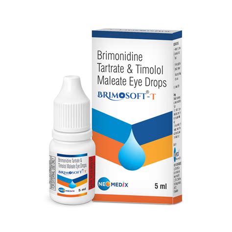 Brimosoft T Brimonidine Tartrate And Timolol Maleate Eye Drops