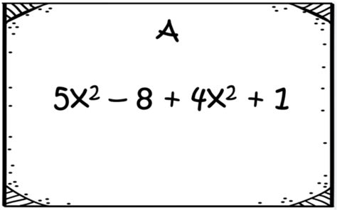Polynomial Operation Bingo Flashcards Quizlet