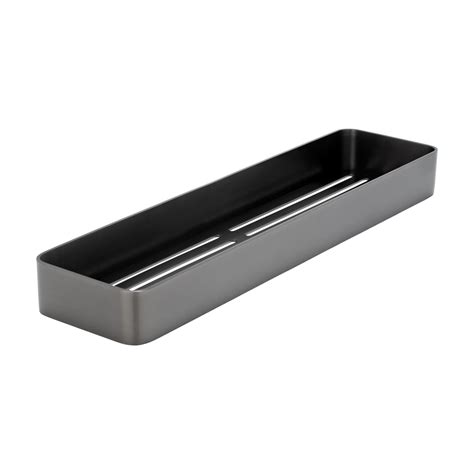 Maya Shower Caddy Brushed Gunmetal Abi Interiors