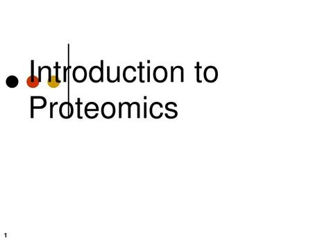 Ppt Introduction To Proteomics Powerpoint Presentation Free Download