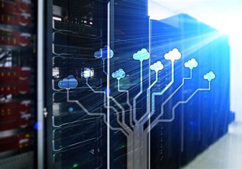 Premium Photo Cloud Server And Computing Data Storage And Processing