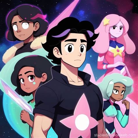 Steven Universe Anime Inspired Cartoon Stable Diffusion Online