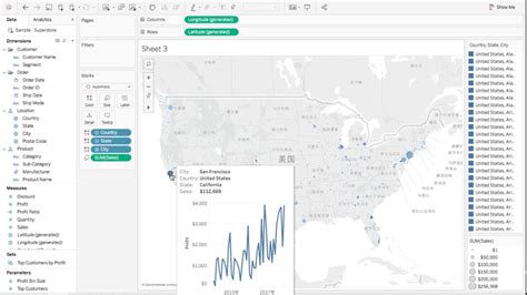 Tableau Tutorial 45 Embed Worksheet In Tooltip In Tableau 105 Youtube
