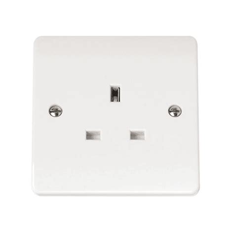 Scolmore 1 Gang 13a Unswitched Socket — Sm Electrical Supplies Kirkcaldy