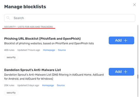 Blocklists Adguard Dns Knowledge Base
