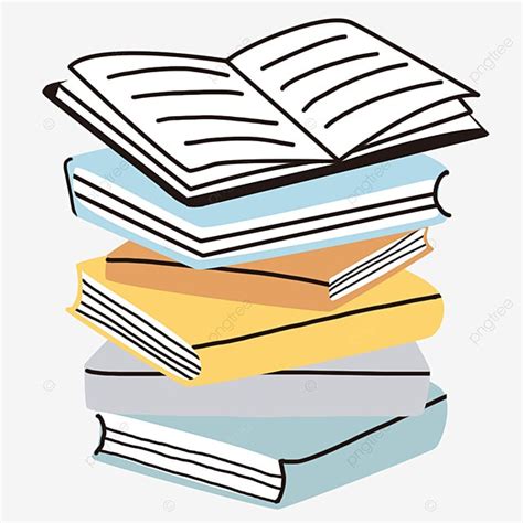 책 일러스트 더미 책 펼친 책 책 한 묶음 Png 일러스트 및 Psd 이미지 무료 다운로드 Pngtree