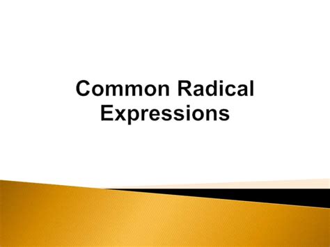 Radical Operations Question1 Ppt