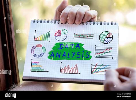 Hand Drawing Data Analysis Concept On A Notepad Stock Photo Alamy