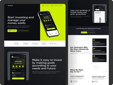 Smartin Landing Page Sass Product Invesment By Sunnyday Lab On Dribbble Smartin Landing Page Sass Product Invesment By Sunnyday Lab On Dribbble