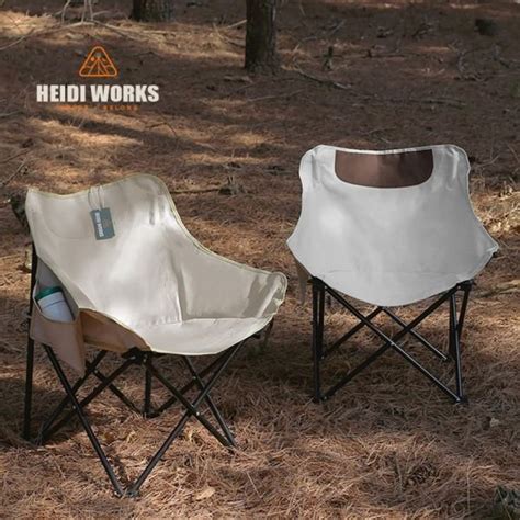 티몬 비즈 마켓 감성컬러 하이디웍스 폴딩 캠핑 의자 로우 2color 캠핑