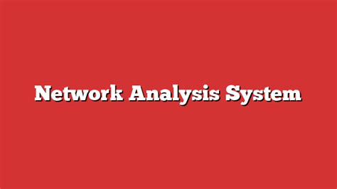 Network Analysis System Froggyads Network Analysis System Froggyads