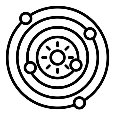 Premium Vector Orbit Vector Illustration Style