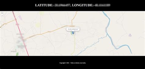 Código Fonte Que Exibe Localização Na Tela Feita Em Html E Css