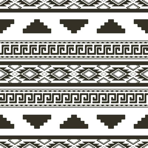 Aztec Pattern Seamless Simple Geometric Pattern 34247552 Vector Art At Vecteezy