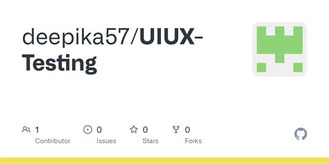 Github Deepika57uiux Testing