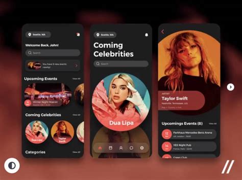 21 Event App Design Examples With Lovely Interfaces