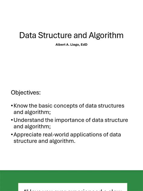 Data Structure Lesson 1 Pdf
