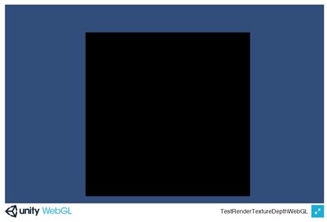 Depth Rendertexture Not Working On Webgl With Unity