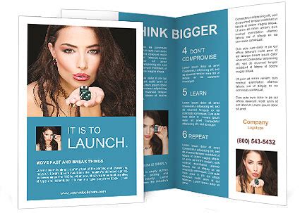 Babe Woman With Dices On Black Background Brochure Template Design ID 0000040138