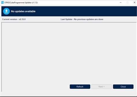 How To Update The Stm32cubeprogrammer Stmicroelectronics Community