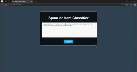 Fiza Khan On Linkedin Machinelearning Nlp Spamdetection Flask Datascience Ai Linkedin