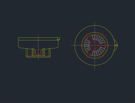 Heat Detector Fixed Temperature Cad Block Autocad Drawing