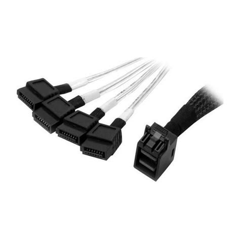 Model Sas43sat1m 3 3 Ft Internal Mini Sas To Sata Cable Sff 8643 To 4x Sata 1