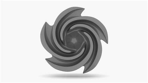 3d Model Water Pump Impeller Turbosquid 2103612
