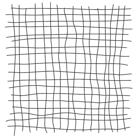 Premium Vector Line Pattern Simple Grid With Stripes Square Doodle Background Outline Cross